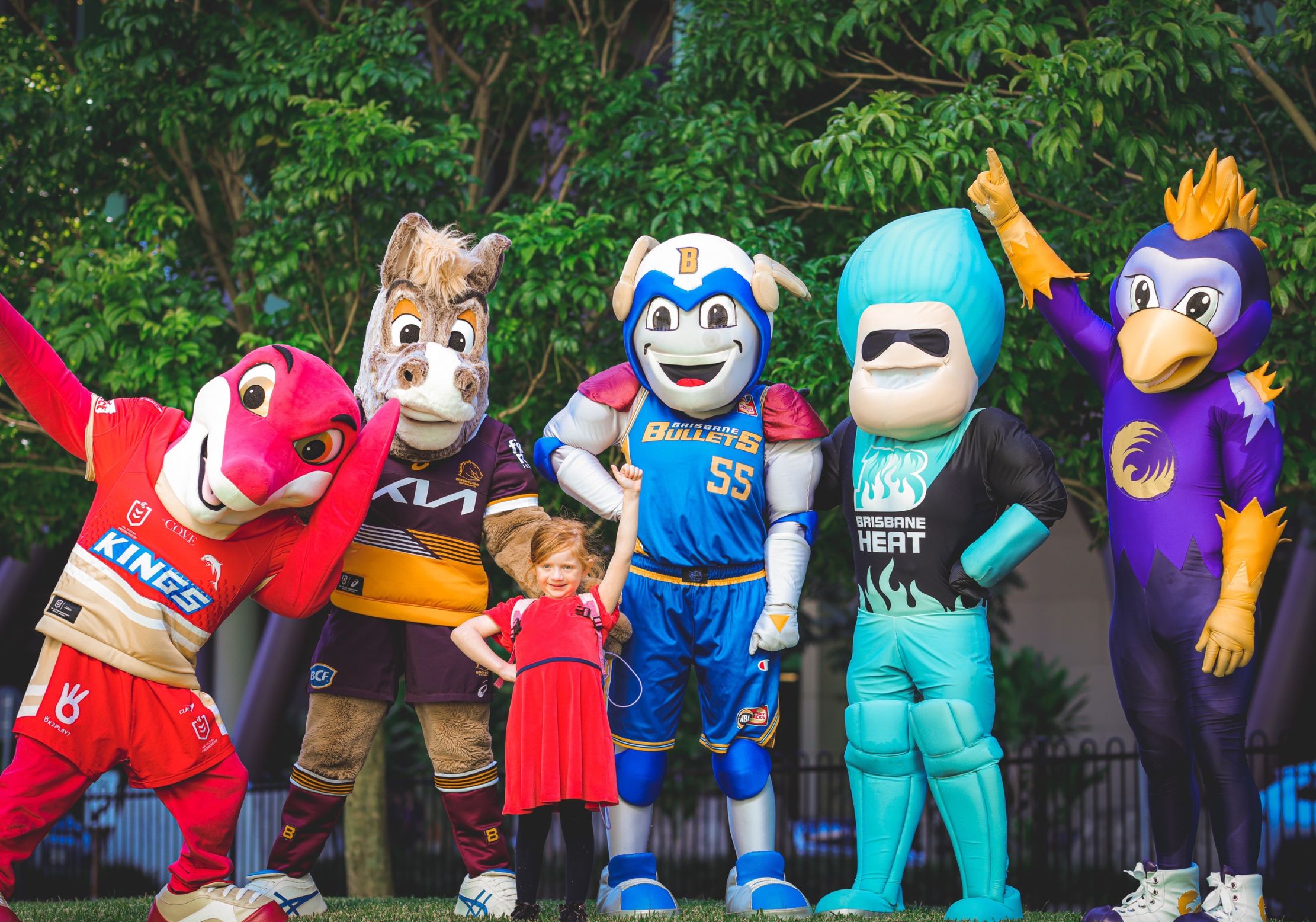 Opening ceremony on our first Mascot Games - Children's Hospital Foundation